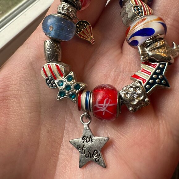 Willabee & Ward | Jewelry | Willabee Ward Charm Bracelet4th Of July ...